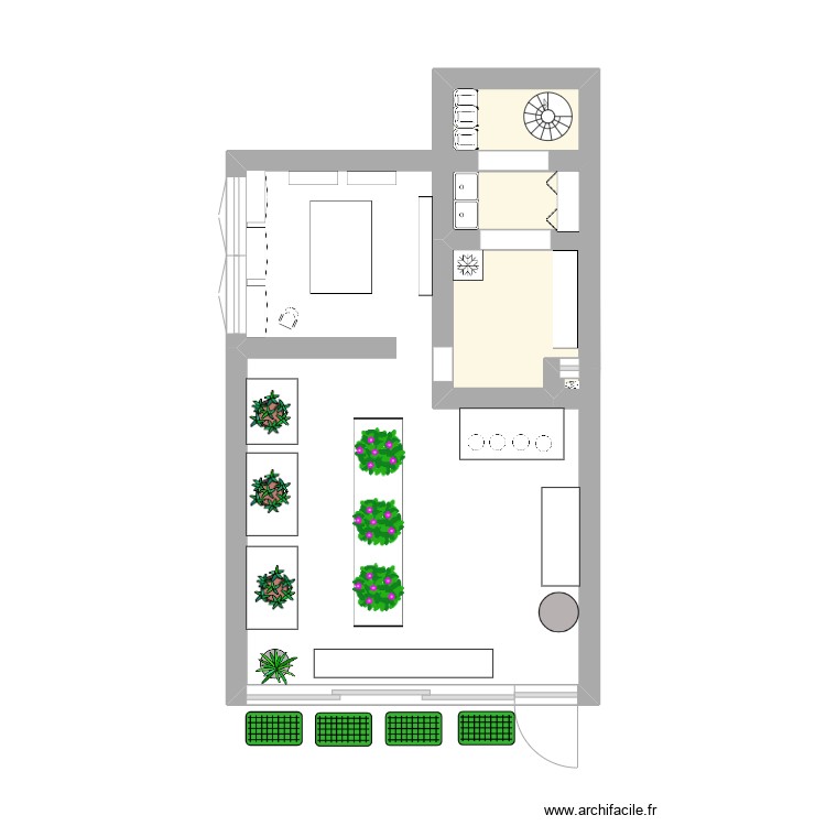 Plan – FLEURISTE – Par marjoriebossuet16 ️ | ArchiFacile