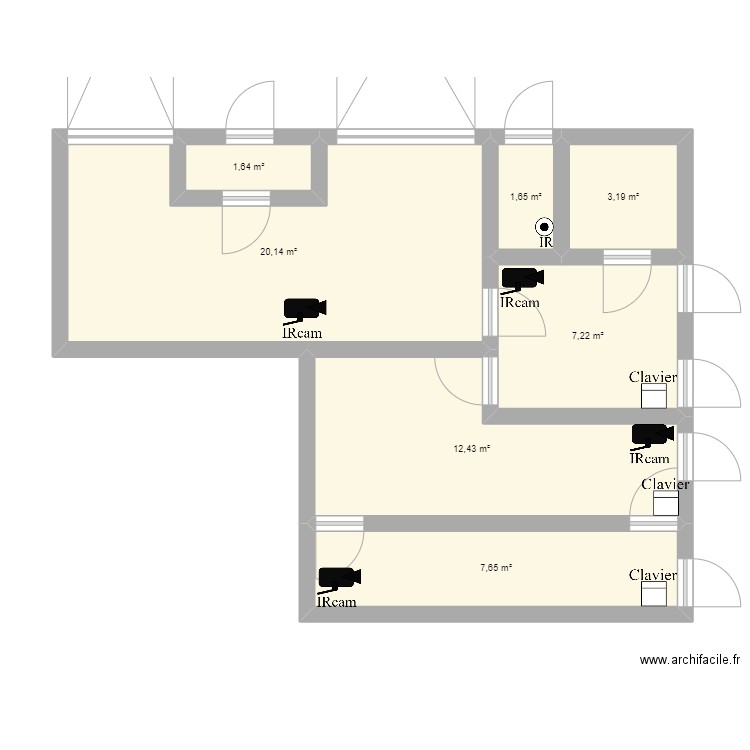 RDC 1 - Plan dessiné par Technique...