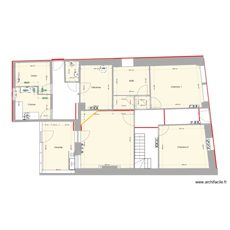 Plan – AMIRAL X1 – Par Saturnin24 ️ | ArchiFacile