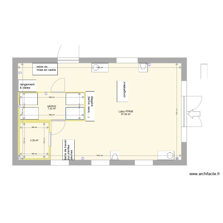 Labo PPAM Marine quatr - Plan dessiné par Maelle12