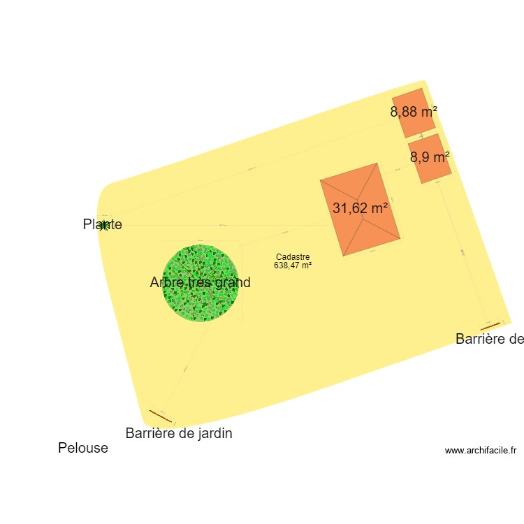 CADASTRE - Plan dessiné par laurebellamy67
