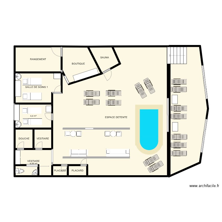 Vidéosurveillance - Plan dessiné par Letrona