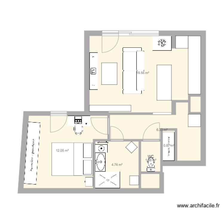 cdsc - Plan dessiné par aziil