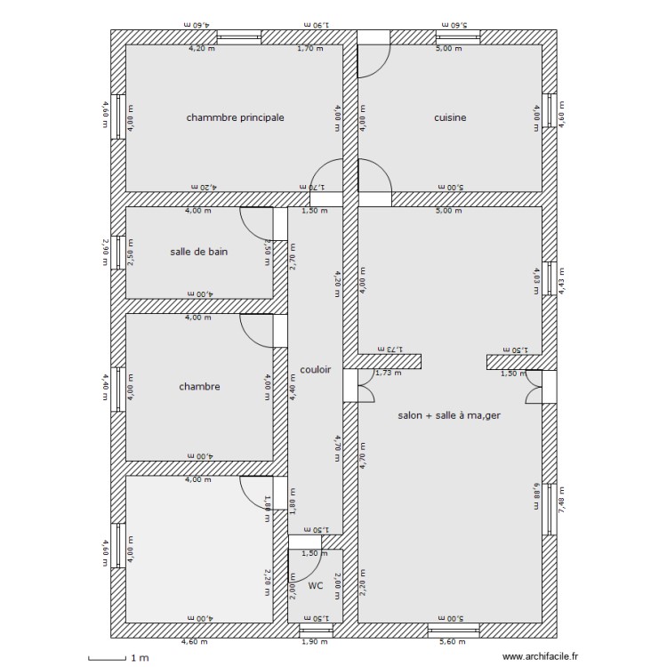 Plan – maison simple – Par vipf ️ | ArchiFacile