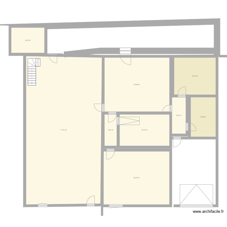 LIVET AV - Plan dessiné par thilot