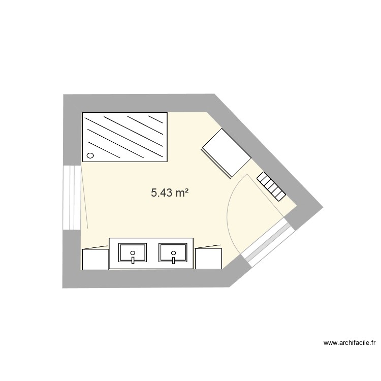 SDB - Plan dessiné par SM77