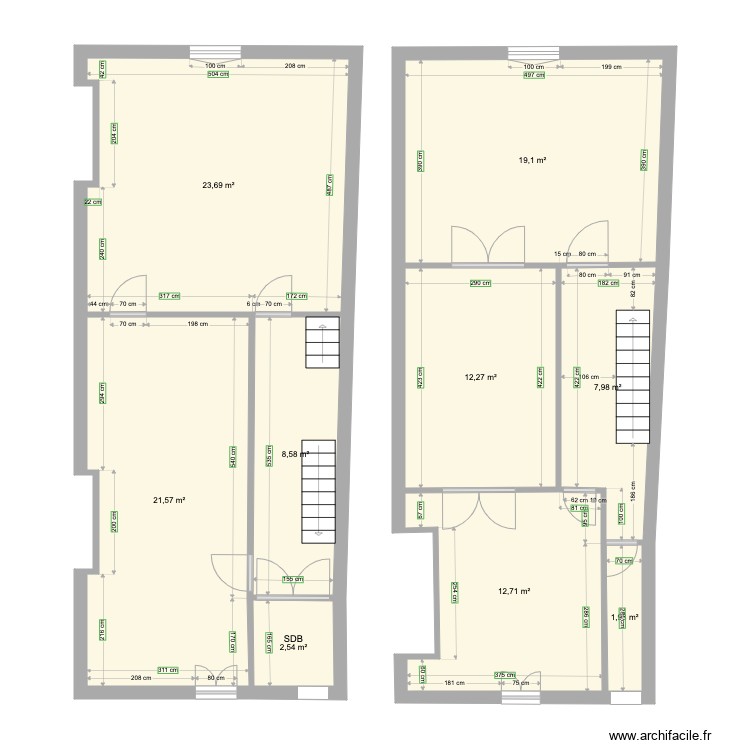le vigan - Plan dessiné par emilienpluvinage