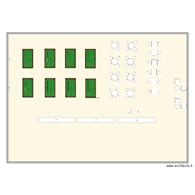 billard - Plan dessiné par anass29