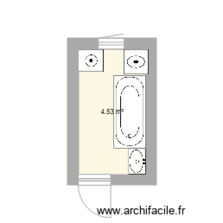 sdb - Plan dessiné par julian33