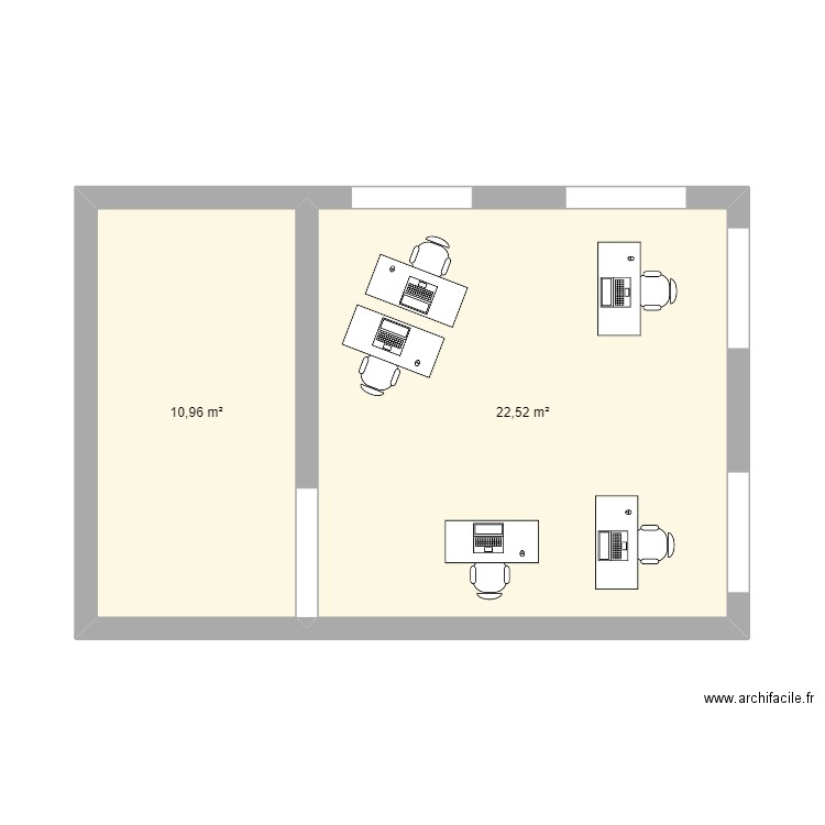 bureau - Plan dessiné par MinosGFX