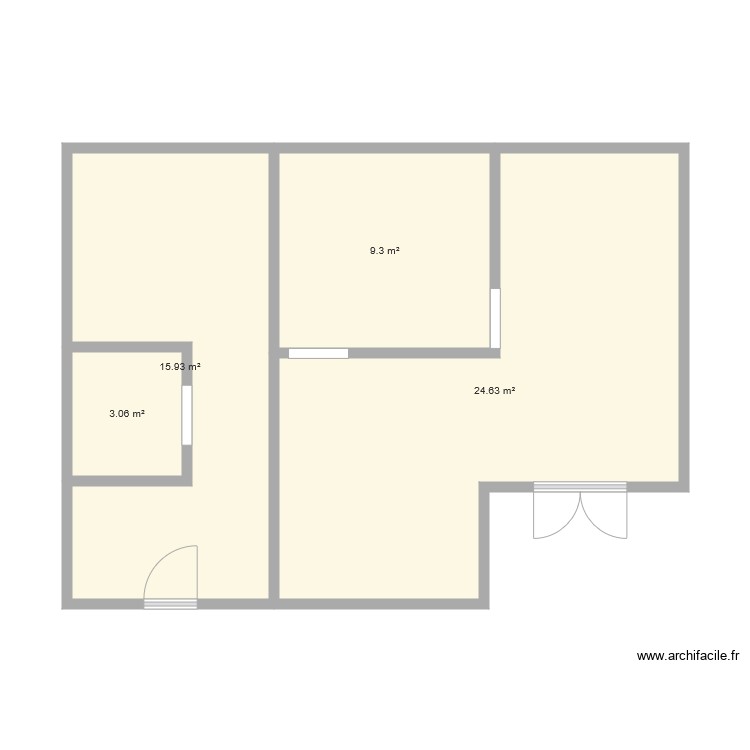 SAINTE ANNE - Plan dessiné par Lafef
