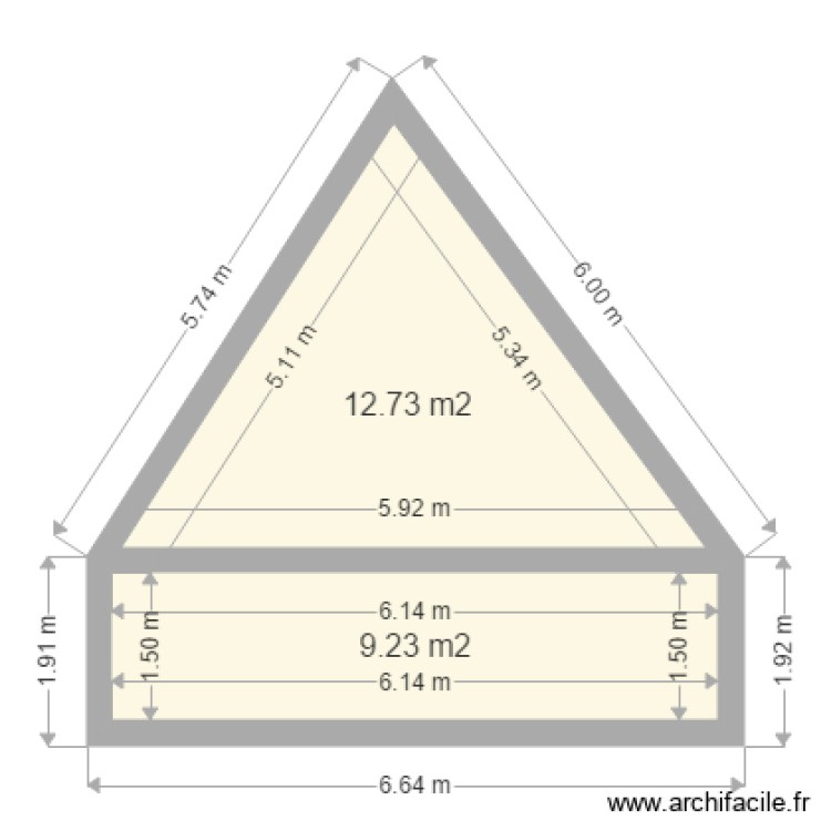 Plan – pignon – Par yzangare ️ | ArchiFacile