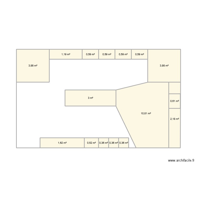 Tdf - Plan 16 pièces 31 m2 dessiné par lodem35