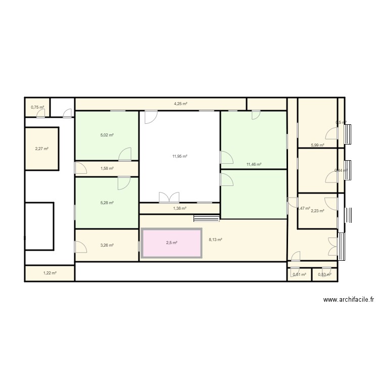provisoir - Plan dessiné par wilfridnouda