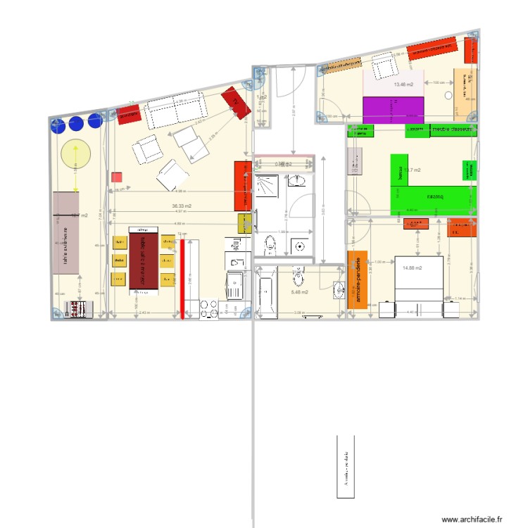 Plan – 16 04 2021 bureau réception – Par tizane ️ | ArchiFacile