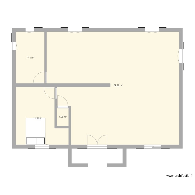 Plan – trano vrsion1 – Par nanarh ️ | ArchiFacile