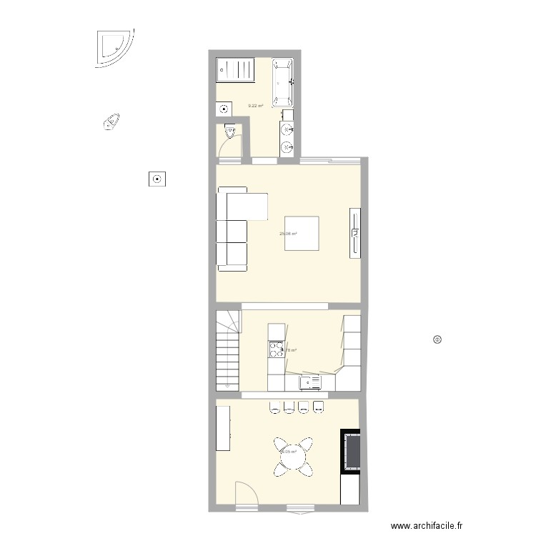 sdb2 - Plan dessiné par nanacestmoi