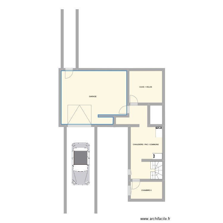 Cave N-1 - Plan dessiné par KokowC2B