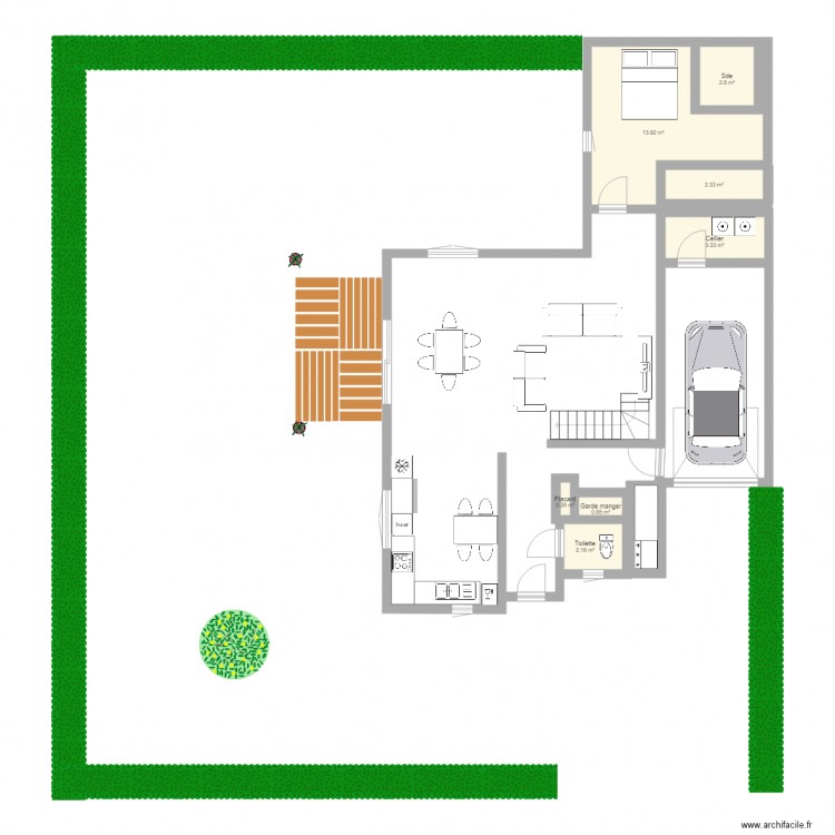 agencement archi - Plan dessiné par benheat