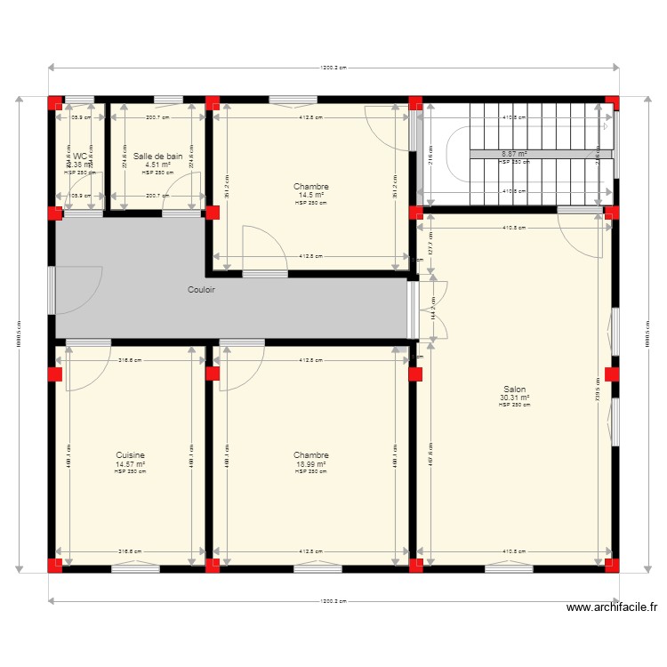 hjkiu - Plan dessiné par hammoudi