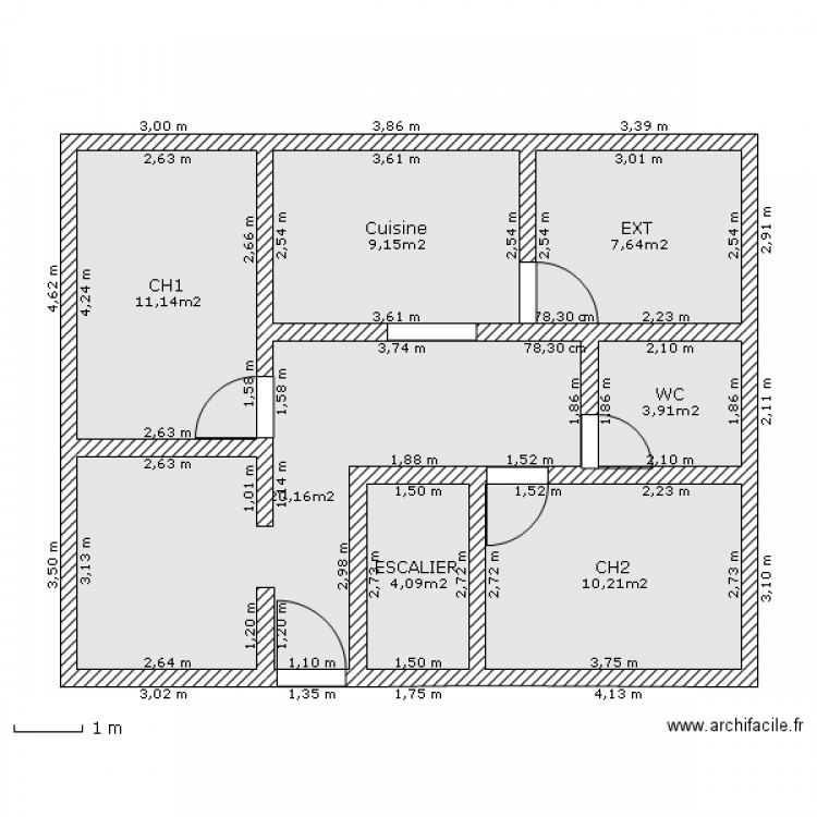 Plan – Maison simple – Par azizourhouch ️ | ArchiFacile