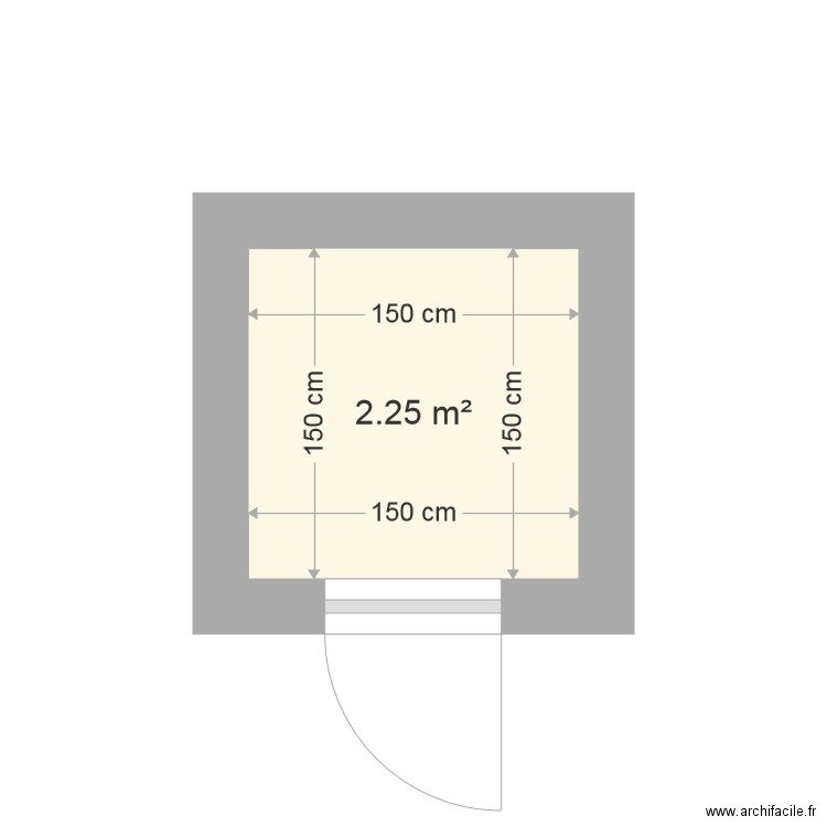 local technique - Plan dessiné par marie2611
