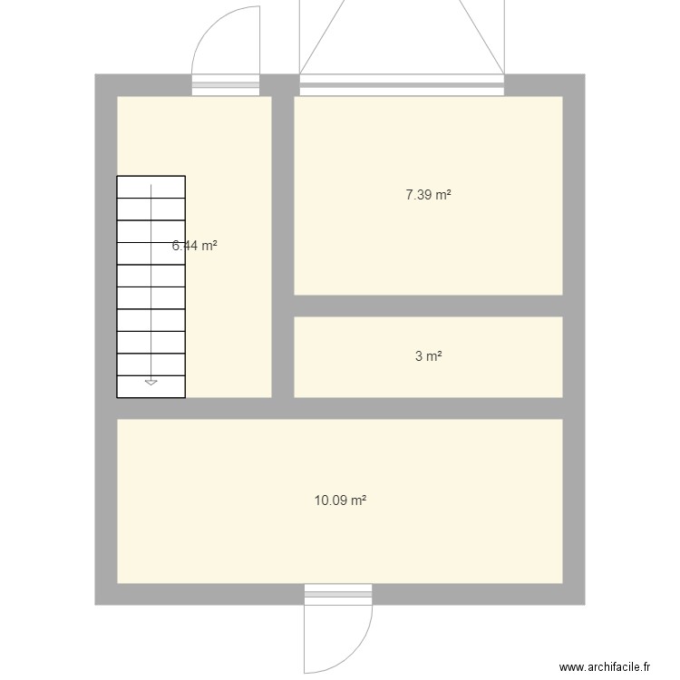 Plan RDC - Plan dessiné par Mclimy