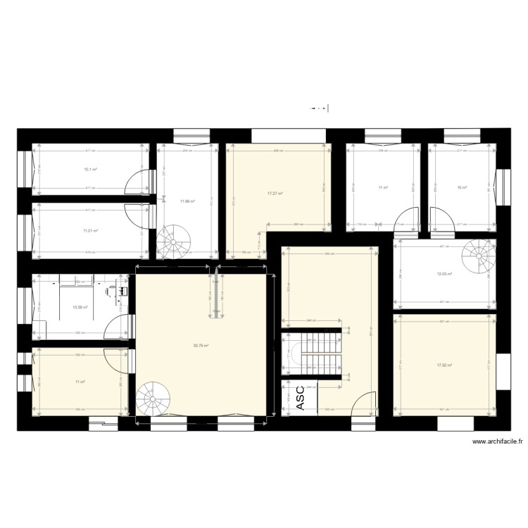 T2 T4 RDC - Plan dessiné par Charlottem12