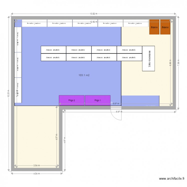 dépot - Plan dessiné par jpperies