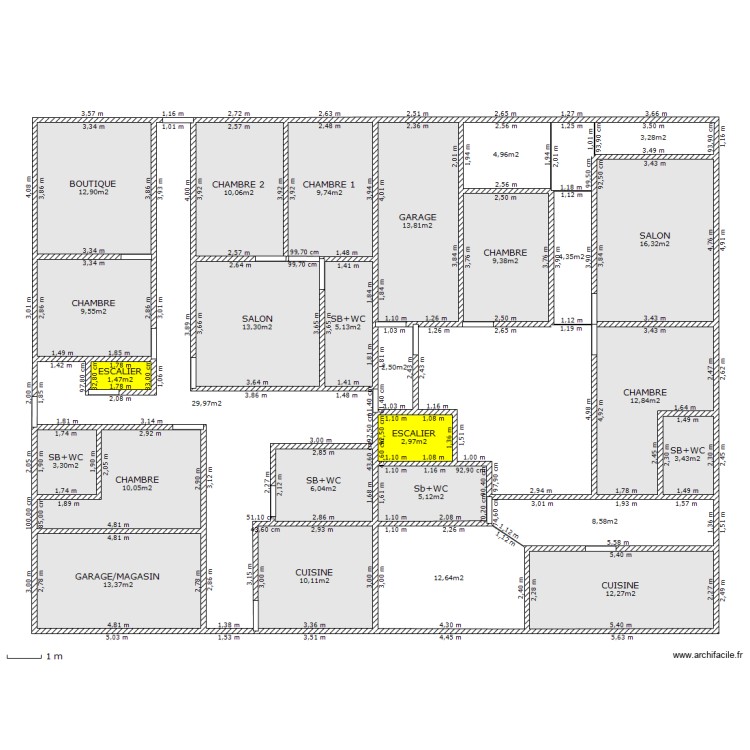 Plan – Plan 300m2 – Par diallo1 ️ | ArchiFacile