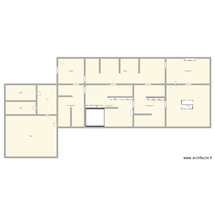 Plan musée A - Plan dessiné par ALonguet