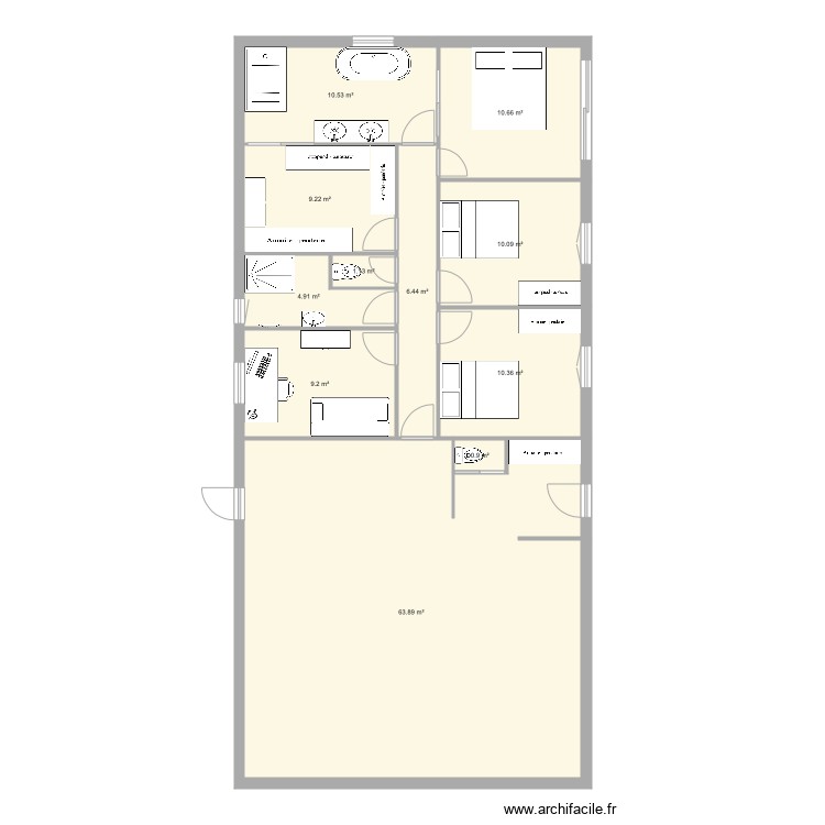 CHB SUD V2 - Plan dessiné par racoco