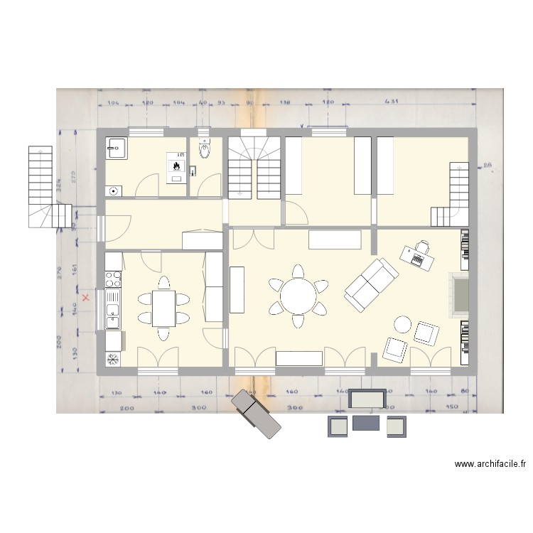 RDCH - Plan dessiné par SEMSEP