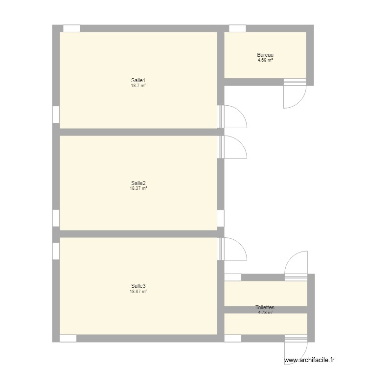 Plan – Ecole 2 – Par Didius10 ️ | ArchiFacile
