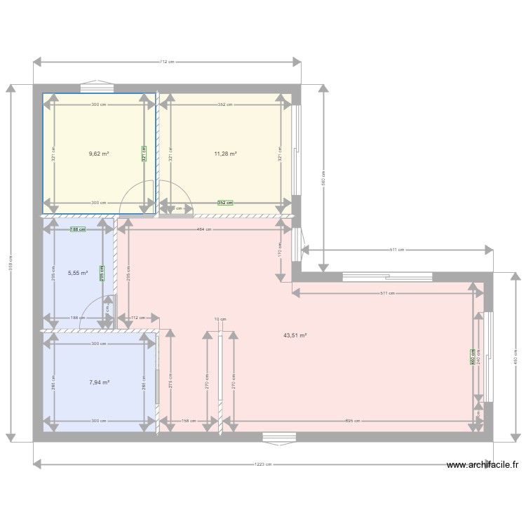 maison pmr - Plan dessiné par marie thoreux
