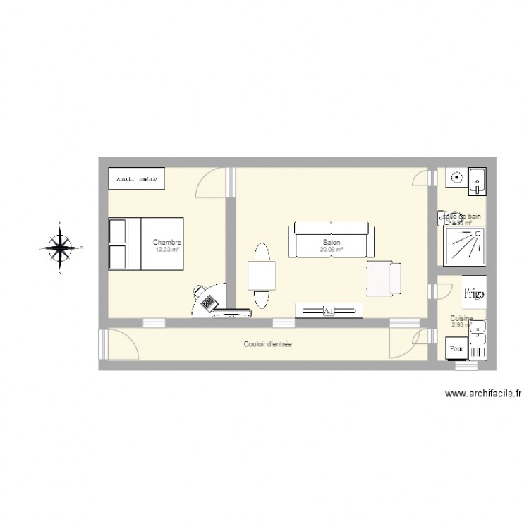 Plan de Studio - Plan dessiné par lemib