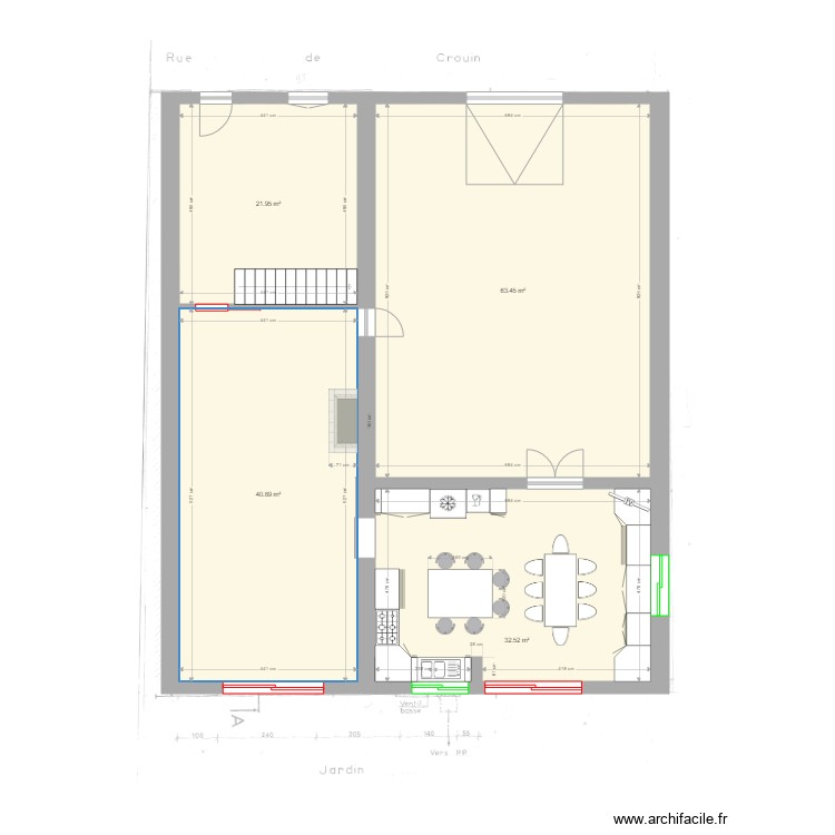 habitation - Plan dessiné par Toun16