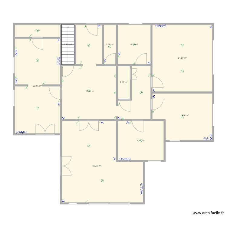 Shema architectural Rénovation - Plan dessiné par victorkapp