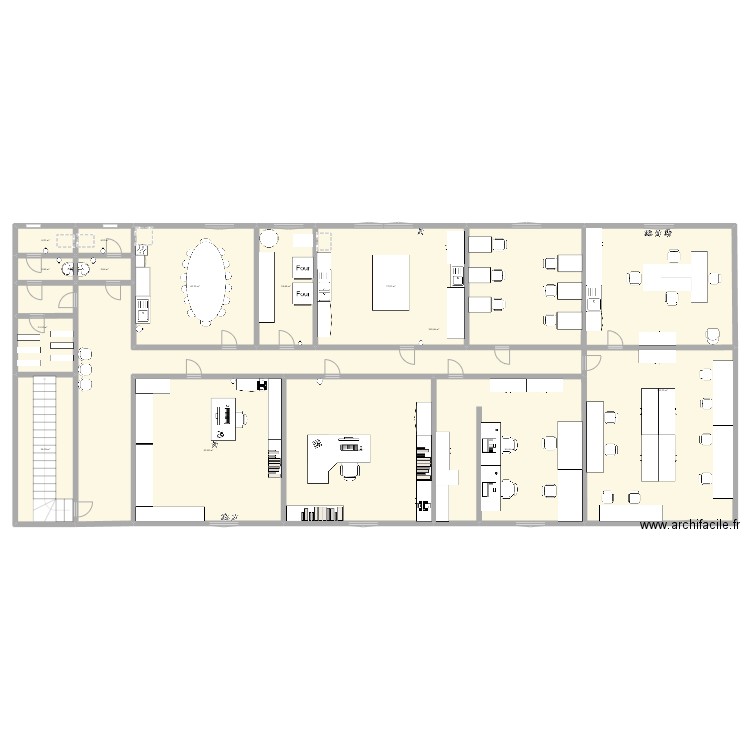 plan du labo - Plan dessiné par enes8585