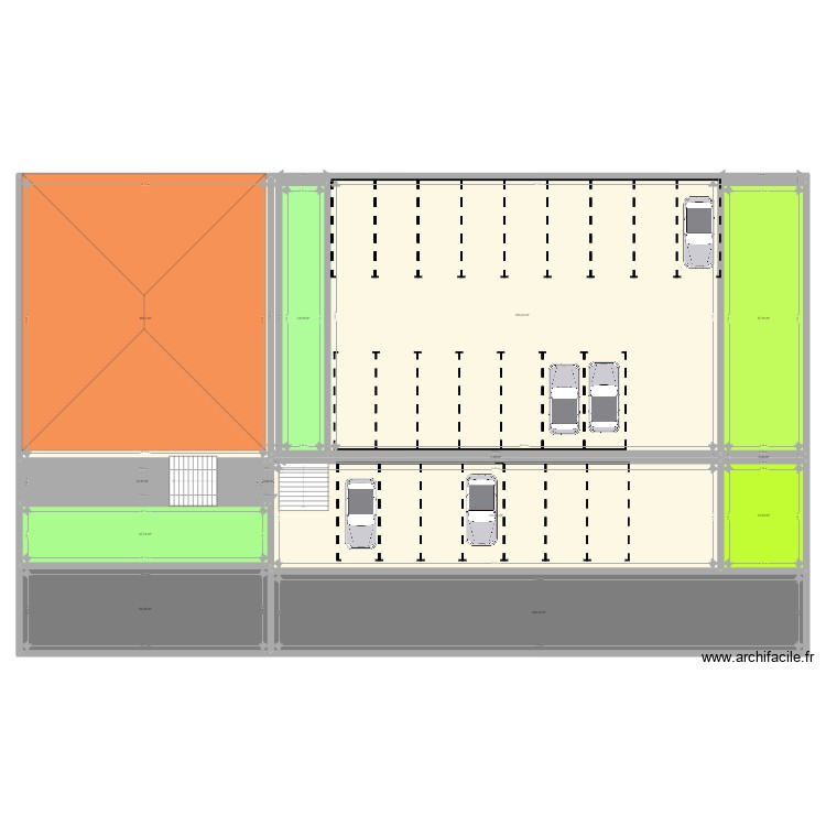 Parking CER - Plan dessiné par PW59