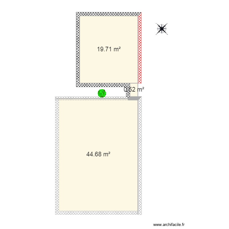 Dimensions terrasse - Plan dessiné par simon65590