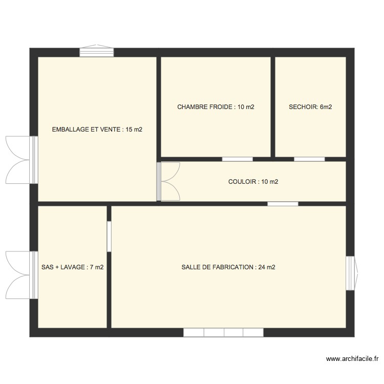 Plan – PLAN FROMAGERIE – Par LAREDORTE ️ | ArchiFacile