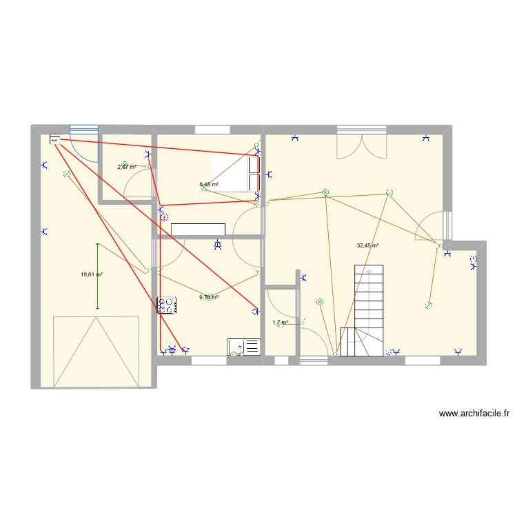 Plan – plan de maison miller – Par meiyo ️ | ArchiFacile
