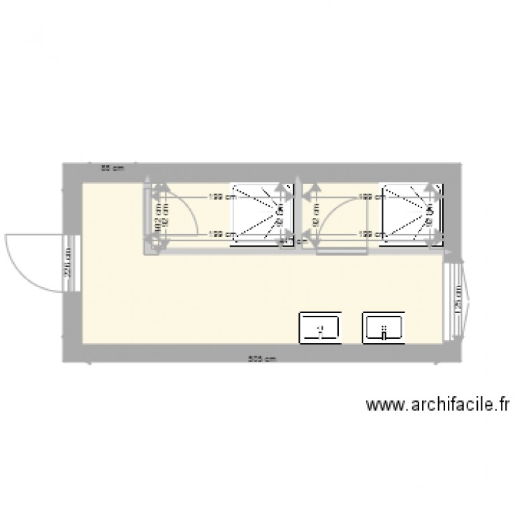 douche 3 - Plan dessiné par didier berthod