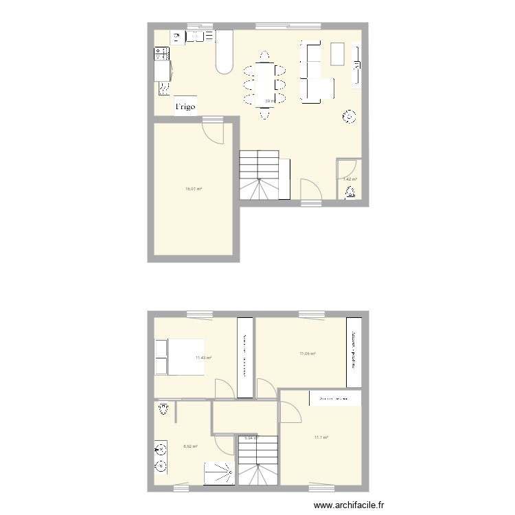 Plan – Maison Provençale 1 – Par Judebo3 ️ | ArchiFacile
