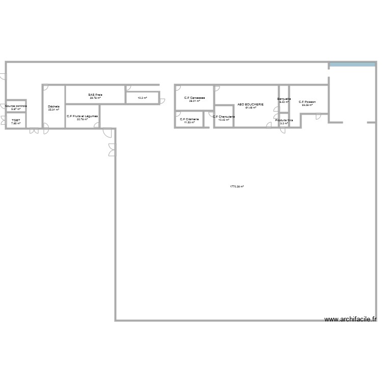 Plan – Plan de masse Intermarché – Par Oceane_Mngr ️ | ArchiFacile