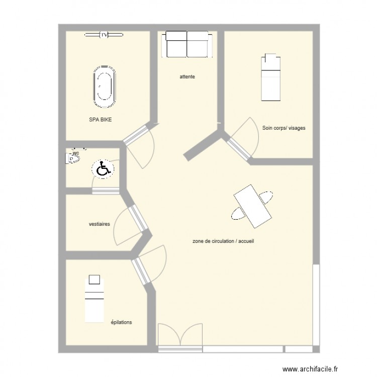 spa bike - Plan dessiné par meganecousin