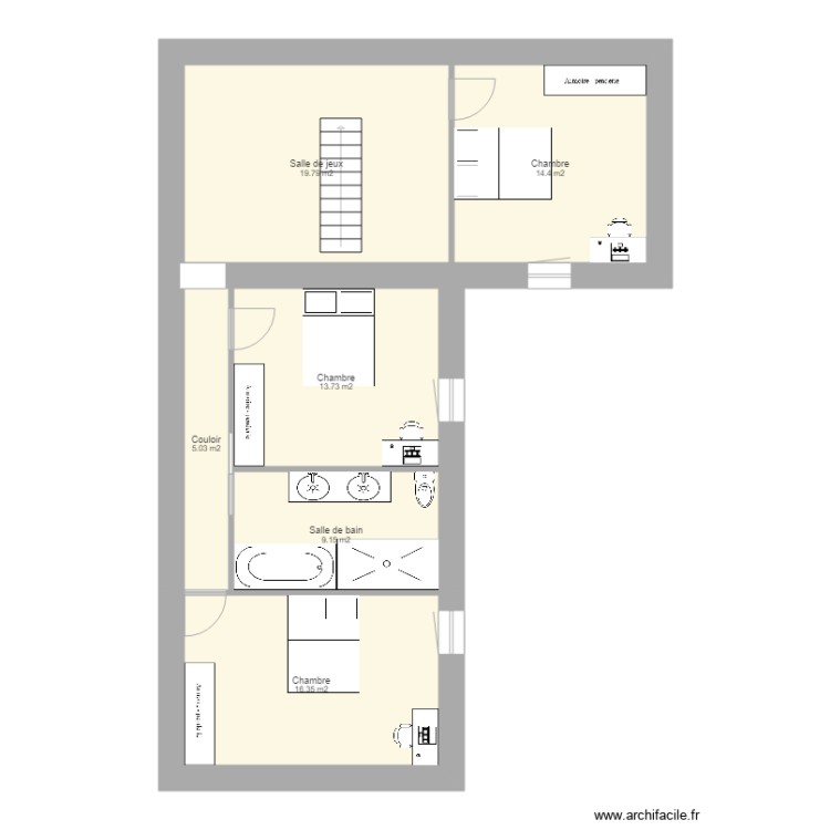 MAISON R2 - Plan dessiné par sandrardans