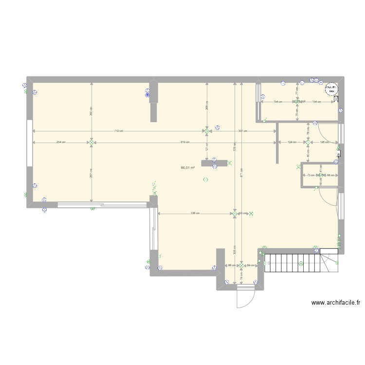 Plan RDC ELEC - Plan dessiné par DDL13