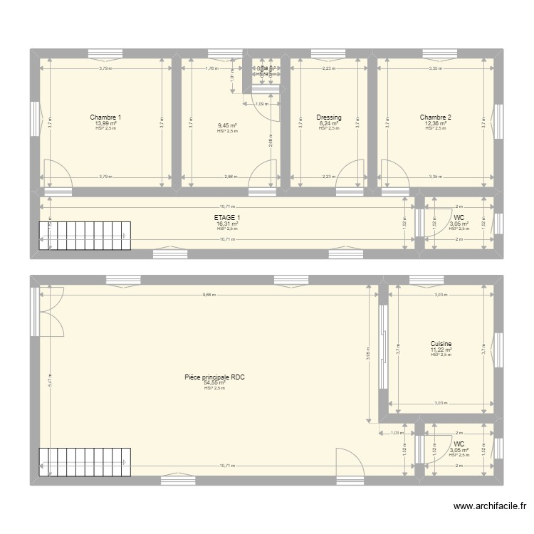 Maison Container 2 - Plan dessiné par Talisman28